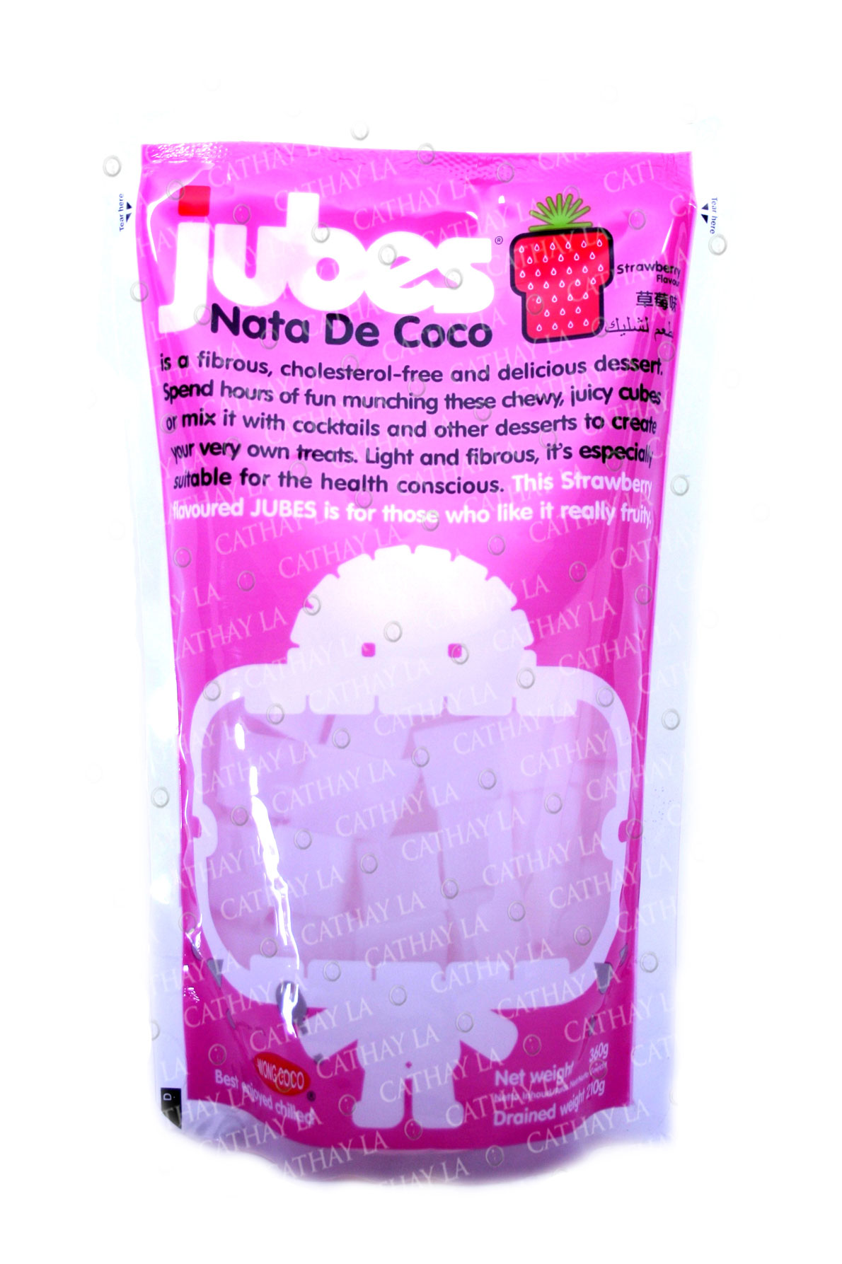 JUBES Nata Coco STRAWBERRY - Cathay LA