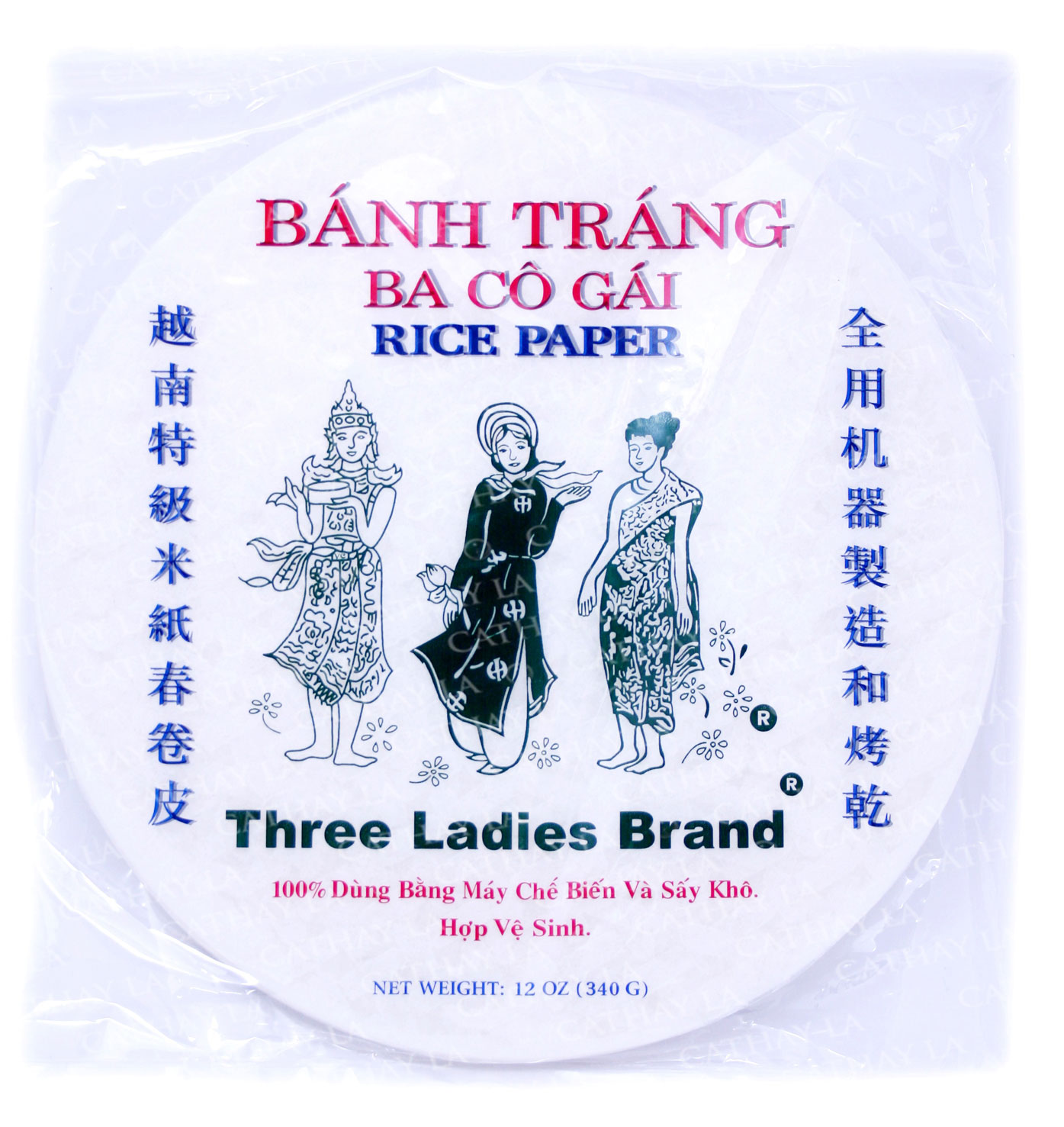 3 LADIES 22 cm Rice Paper #7808 - Cathay LA